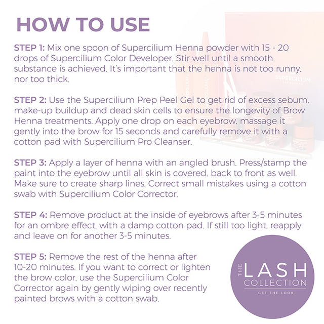 Supercilium Brow Henna (New Packaging) – The Lash Collection®