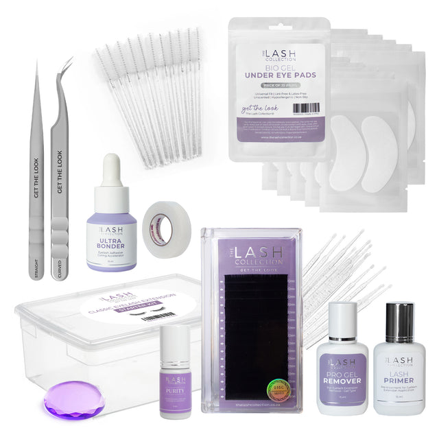 Classic Eyelash Extension Kit – Complete Lash Starter Set by The Lash Collection – The Lash ...
