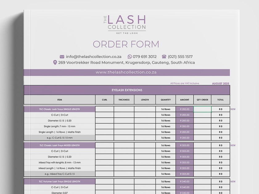 The Lash Collection® Catalogue | Premium Lash Extensions & Supplies